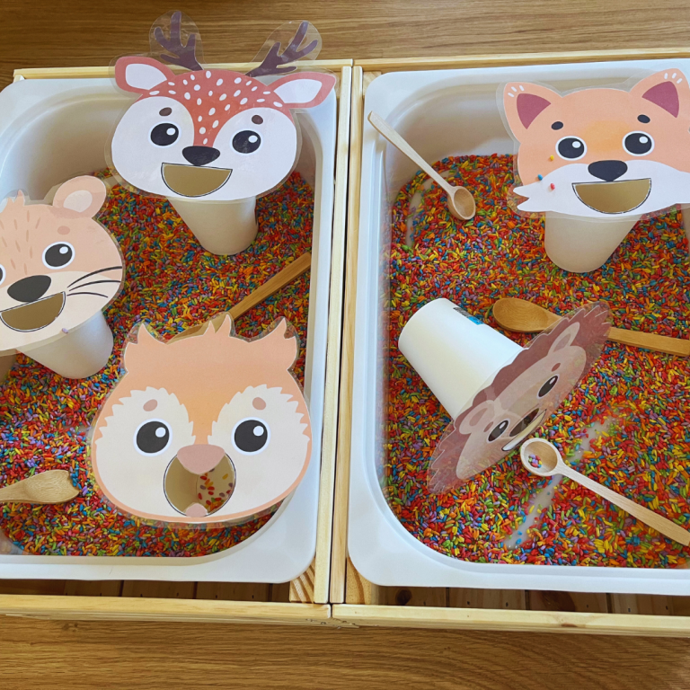 Alimenta a los animales del bosque - Entre Clases y Maestras