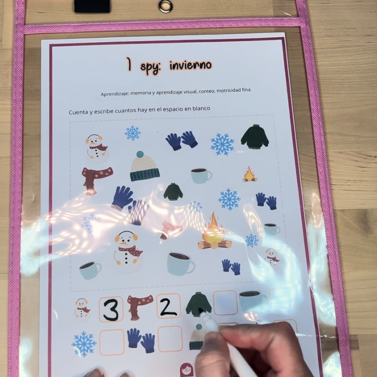 «I Spy» con Temática de Invierno - Entre Clases y Maestras